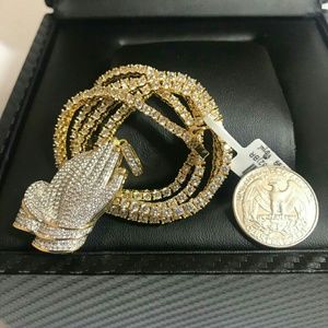 Accessories | 14k Gold Plated Iced Out Chain | Poshmark